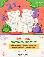 Division Fifth Grade Workbooks | Math activities