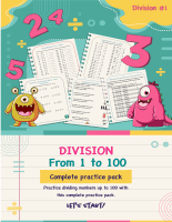 Division Problems Third Grade Workbooks | Math activities