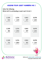 Multi-digit Addition Drills Worksheets | Math activities