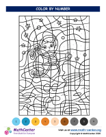 Color By Numbers - Rocket | Coloring Activities | Math Center