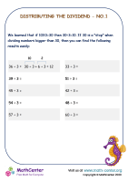 Two-digit Mental Division Worksheets | Math activities