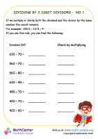 Two-digit Divisors Fourth Grade interactive | Math activities