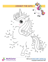 First Grade Coloring Activities: Connect The Dots | Math Center
