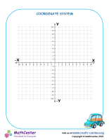 Coordinate system template (from -10 to 10) | Learning Pages | Math Center