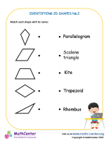 Identifying shapes No.3 | Worksheets | Math Center