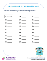 Factors and Multiples Third Grade Worksheets | Math activities