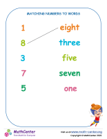 Numbers in words First Grade Worksheets | Math activities