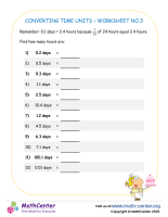 Third Grade Worksheets: Elapsed Time | Math Center