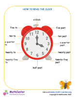 Tell The Time First Grade | Math activities