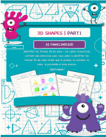 Identifying 3D Shapes Second Grade Workbooks | Math activities