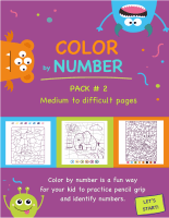Color by Number Third Grade Workbooks | Math activities