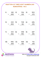 Three-digit Addition Without Regrouping Third Grade Interactive | Math ...