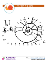 Snail Dot To Dot To 32 | Coloring Activities | Math Center