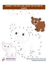 Raccoon Dot To Dot To 49 | Coloring Activities | Math Center