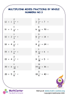 Fifth Grade Worksheets: Multiplying Fractions | Math Center