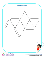 Nets to cut - Octahedron 3 | Learning Pages | Math Center