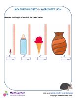Measuring Length – Worksheet No.7 | Worksheets | Math Center