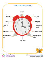 Tell The Time First Grade Learning Pages | Math activities