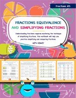 Fractions Equivalence Workbooks | Math activities
