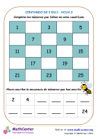 Contar Hasta 100 Hojas de trabajo | Actividades de matemáticas