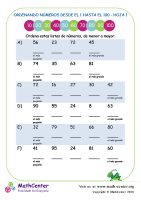 Números Hasta 100 Segundo Grado Interactivo | Actividades de matemáticas