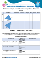 Geometría Segundo Grado Pruebas | Actividades de matemáticas