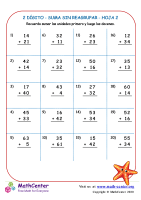 Sumas de Dos Cifras Sin Llevadas Interactivo | Actividades de matemáticas
