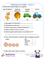 Problemas y Operaciones con Dinero Primer Grado | Actividades de ...