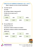 Números Romanos Interactivo | Actividades de matemáticas