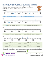 Redondear Decenas Segundo Grado Hojas de trabajo | Actividades de ...