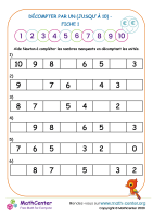 Compter les nombres de 0 à 10 Interactif | Activités mathématiques