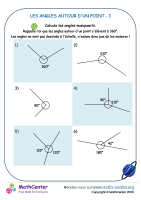 Angles Fiches de travail | Activités mathématiques