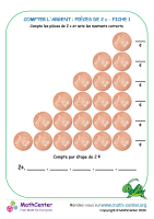 Identifier et compter les pièces de monnaie Fiches de travail ...