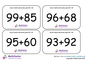 Addition Jeux | Activités mathématiques