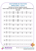 Fractions 6eme | Activités mathématiques