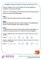 Fractions 6eme | Activités mathématiques