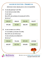 Valeur de position Jeux | Activités mathématiques