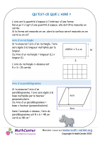 Aire et périmètre | Activités mathématiques