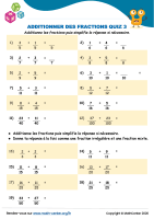 Fractions 6eme | Activités mathématiques