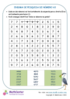 Enigmas de Palavras e Números | Atividades de matemática