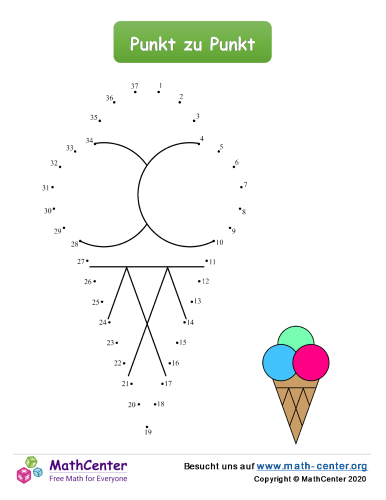 Kindergarten Malaktivitäten: Verbinde die Punkte | Math Center