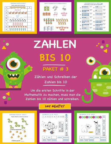 Kindergarten Arbeitsheft: Zahlen 0-10 | Math Center