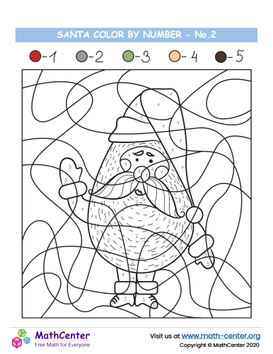 First Grade Coloring Activities: Christmas Drawings | Math Center