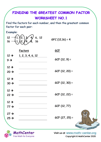 Fifth Grade Worksheets: Factors and Multiples | Math Center Fifth Grade Worksheets: Factors and Multiples | Math Center