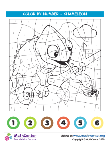 Pre-Kindergarten Coloring Activities: Color by Number | Math Center