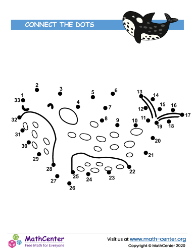 Kindergarten Coloring Activities: Connect The Dots | Math Center