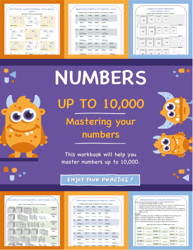 Fourth Grade Workbooks: Multi-digit Numbers | Math Center
