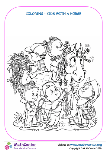 Pre-Kindergarten Coloring Activities: Animals Coloring Pages | Math Center