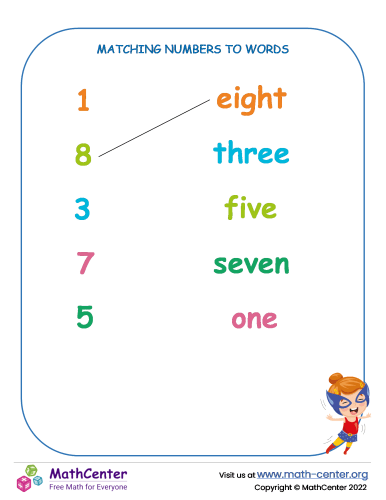First Grade Worksheets: Numbers 0-10 | Math Center