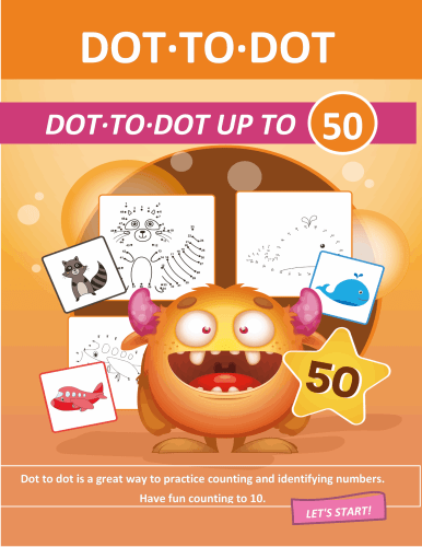 Dot to dot up to 50 | Workbooks | Math Center
